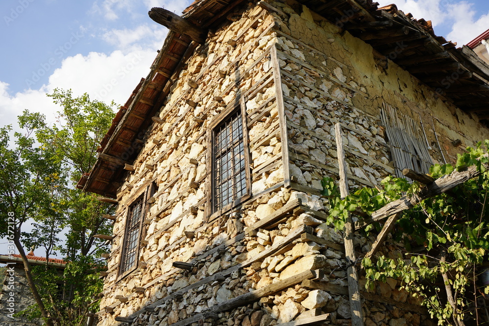 Fotka „Düğmeli Evler ( Buttoned houses ) with the traditional ...