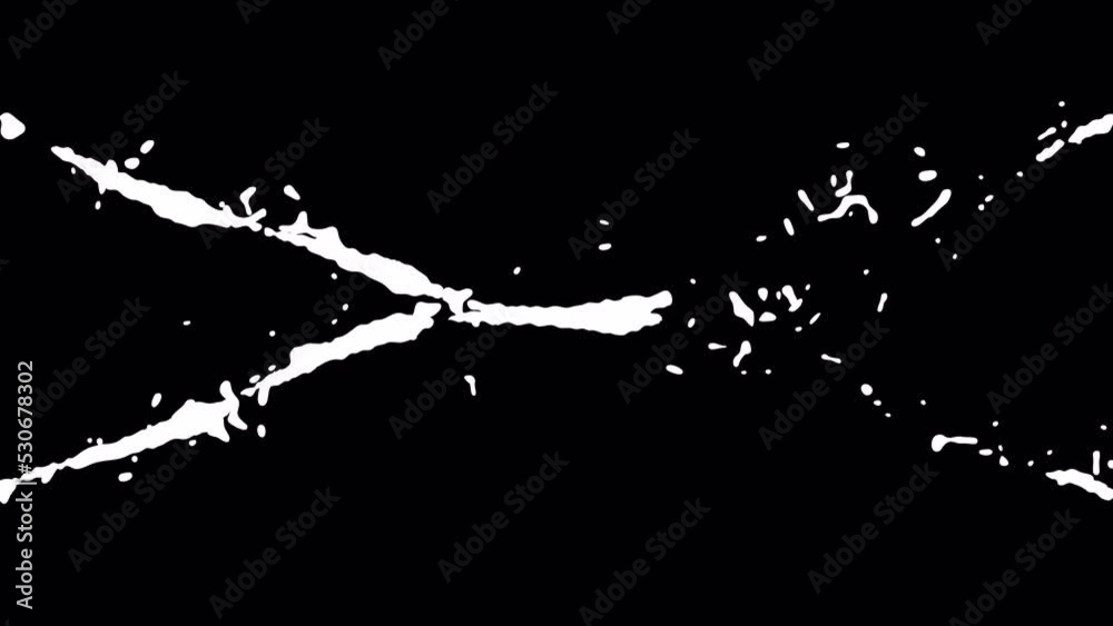 Water liquid lines fx shape, transparent background, alpha prores alpha ...