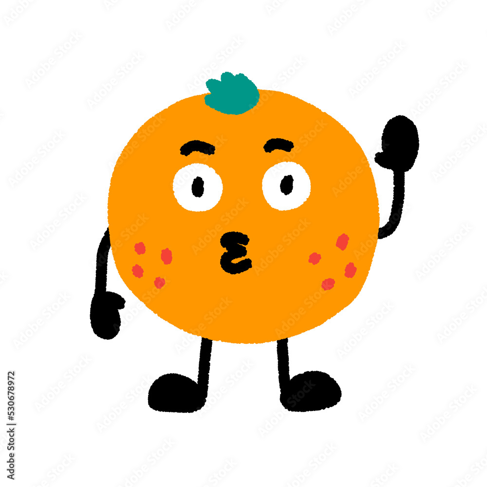 hello orange , graphic design for presentation, marketing, art ...