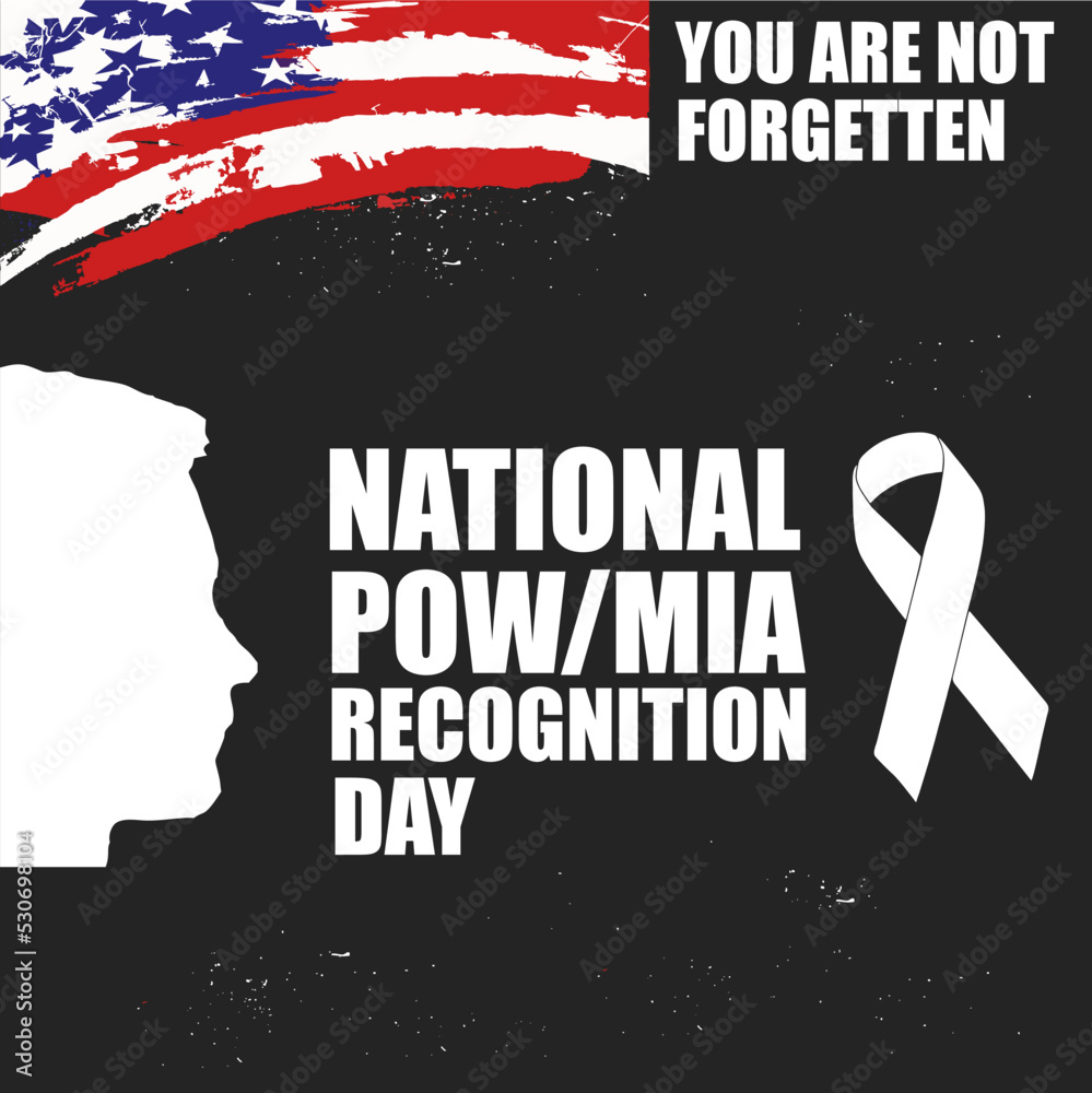National POW MIA Recognition Day. Holiday concept. Template for ...