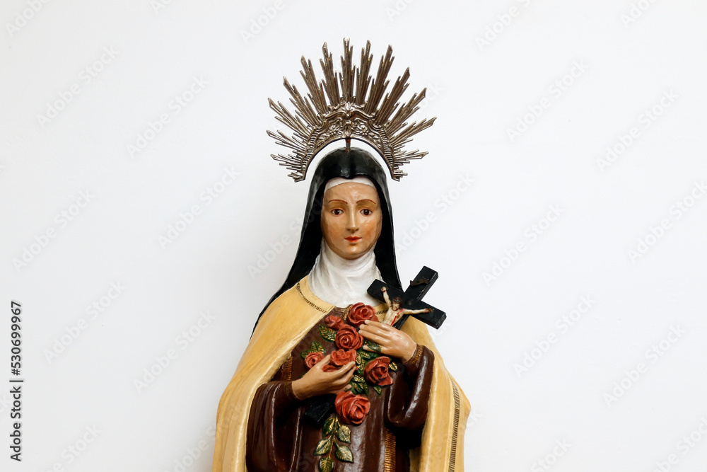 Statue of Saint Therese of the Child Jesus - Therese of Lisieux Stock ...
