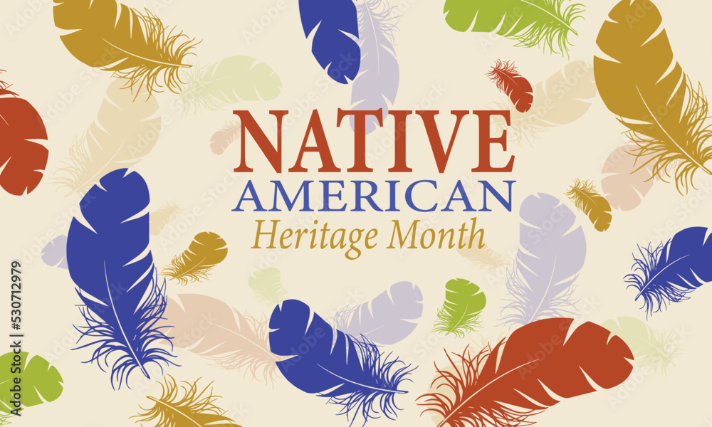 native american heritage month background Stock Vector | Adobe Stock