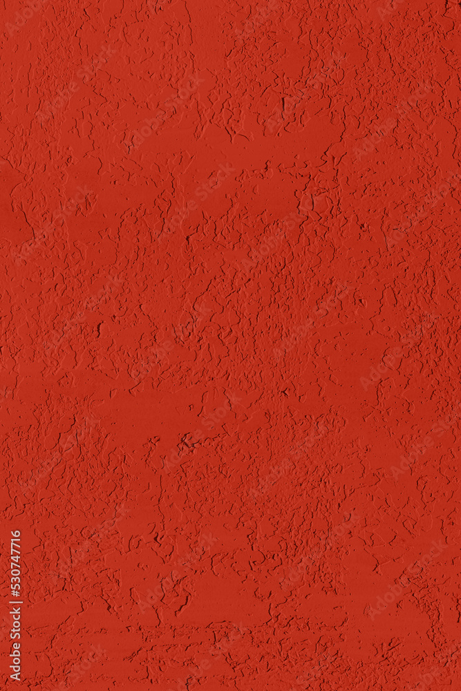 Saturated bright red colored low contrast Concrete textured background ...