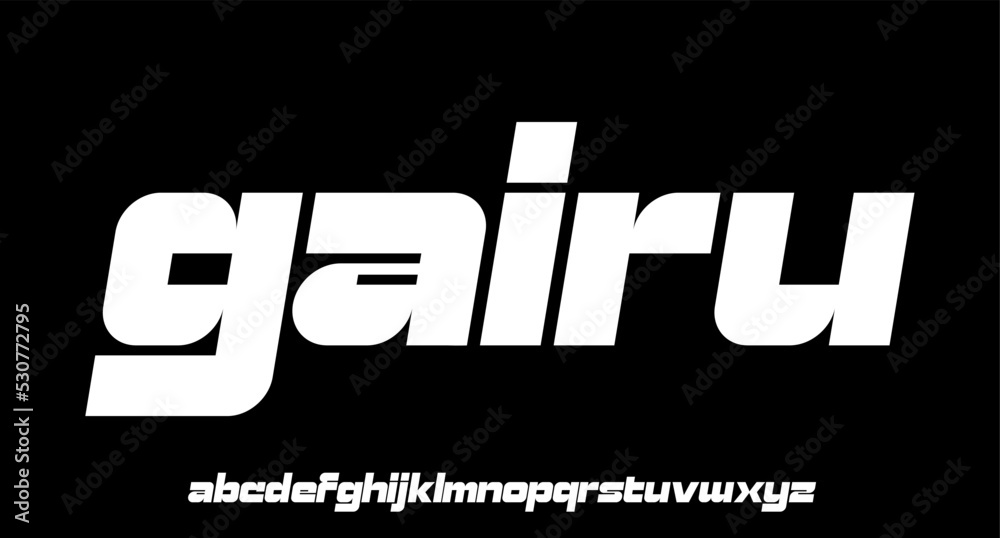 modern geometric circular font unique lowercase for your brand identity ...