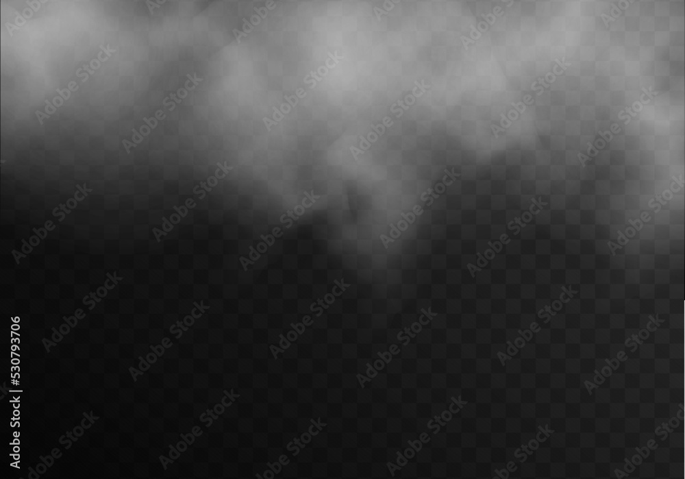 Special effect of steam, smoke, fog, clouds. Abstract gas on ...