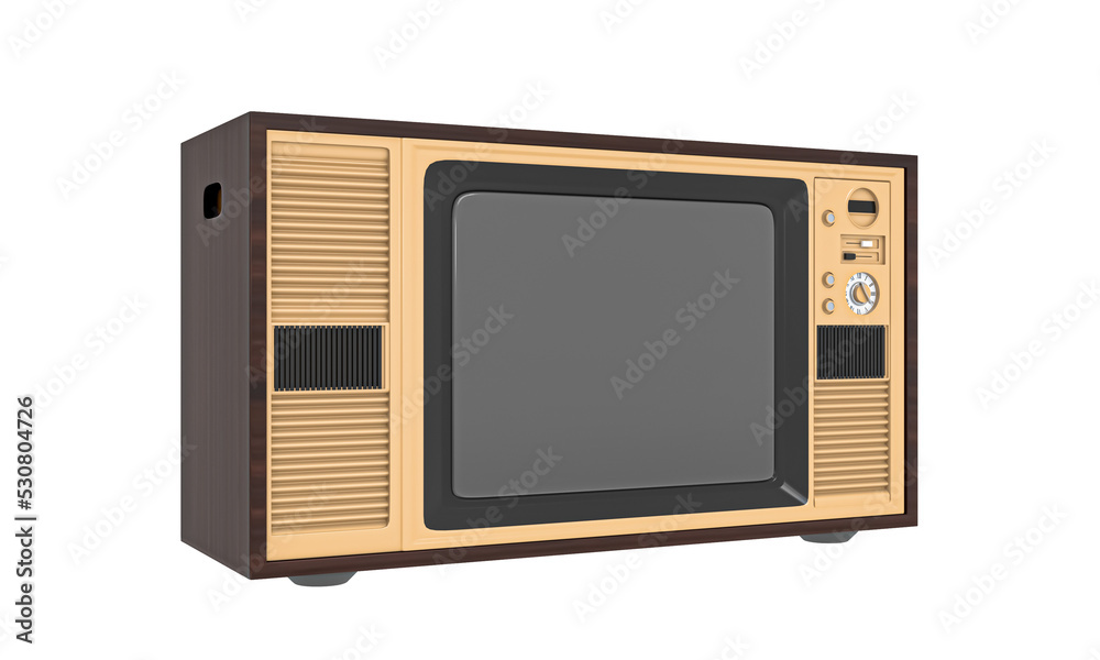 Retro old vintage TV. old model color television. Classic Vintage Retro ...