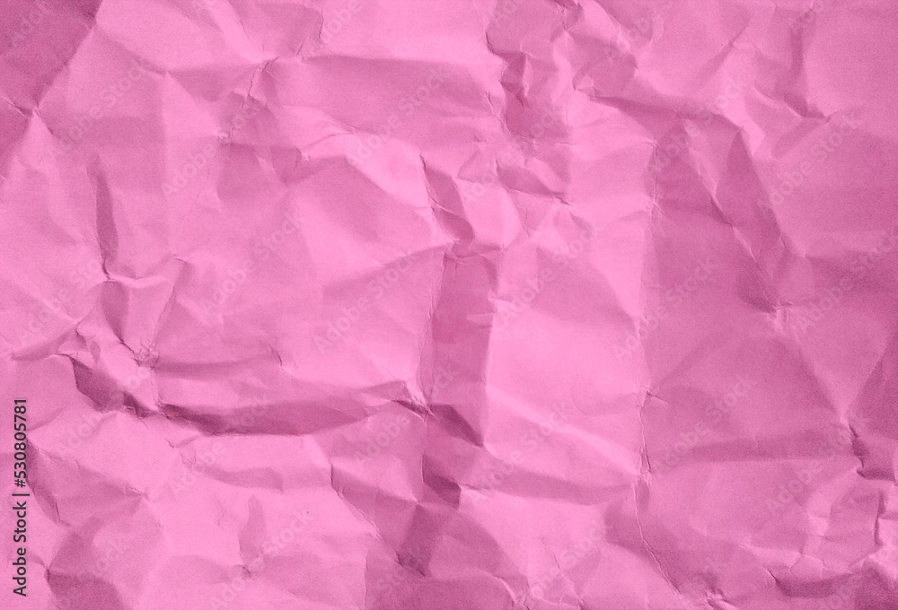 Pink crumpled paper texture background Stock Illustration | Adobe Stock