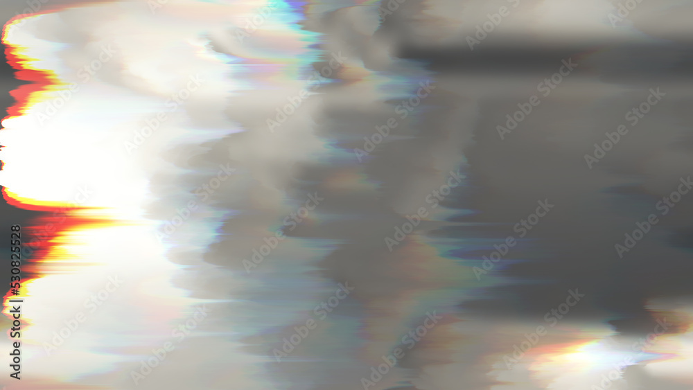 Vintage destroyed photo or film light leaks analog glitch texture ...