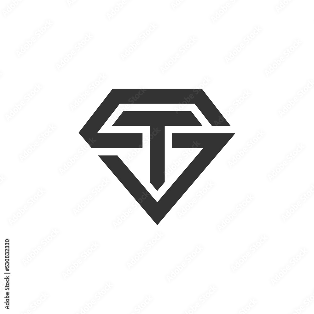 st logo logo vector illustration isolated design Stock Vector | Adobe Stock