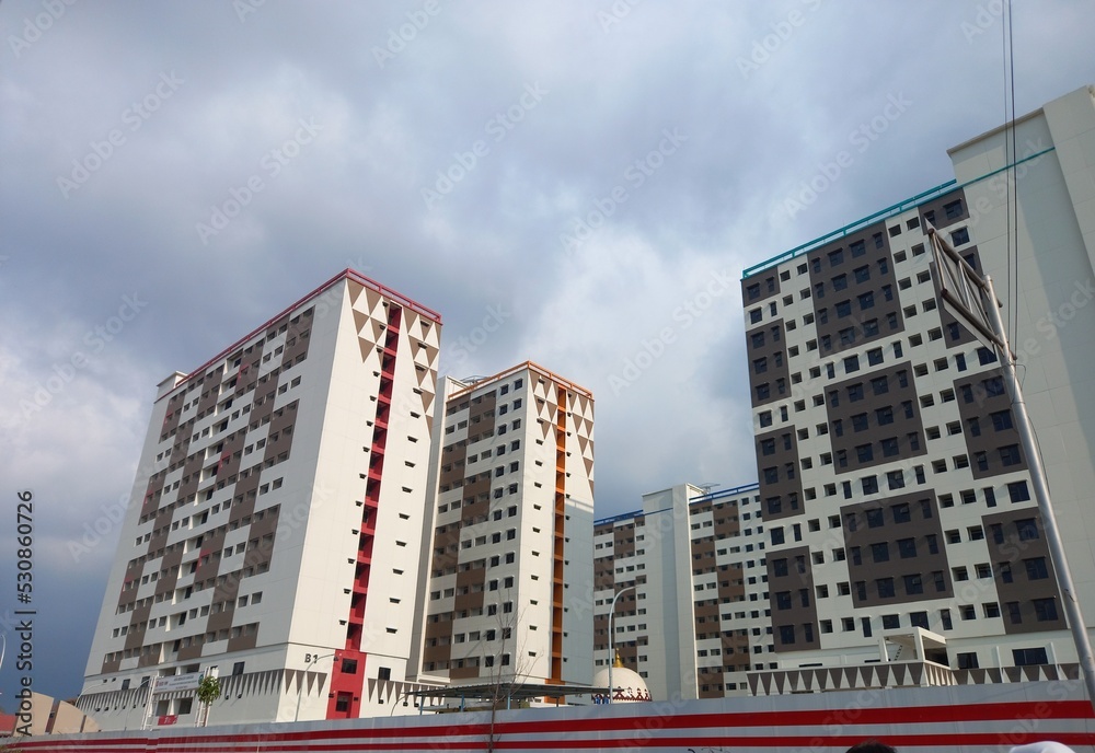 modern office building, name is rusun, building in jakarta, rumah susun ...