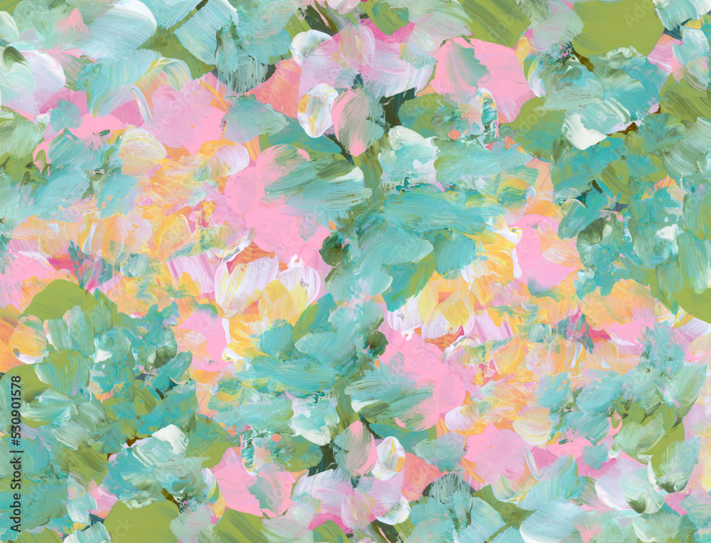 Art Watercolor and Acrylic smear blot. Interior painting. Abstract ...