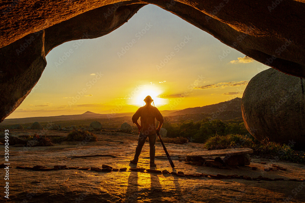 Lajedo do Pai Mateus - landscape of caatinga and brazilian wild ...