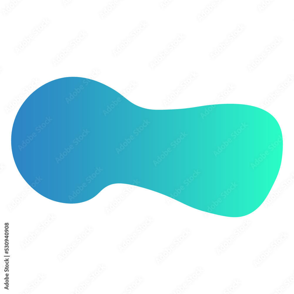 Gradient blop shapes. Abstract organic random forms. Liquid fluid ...