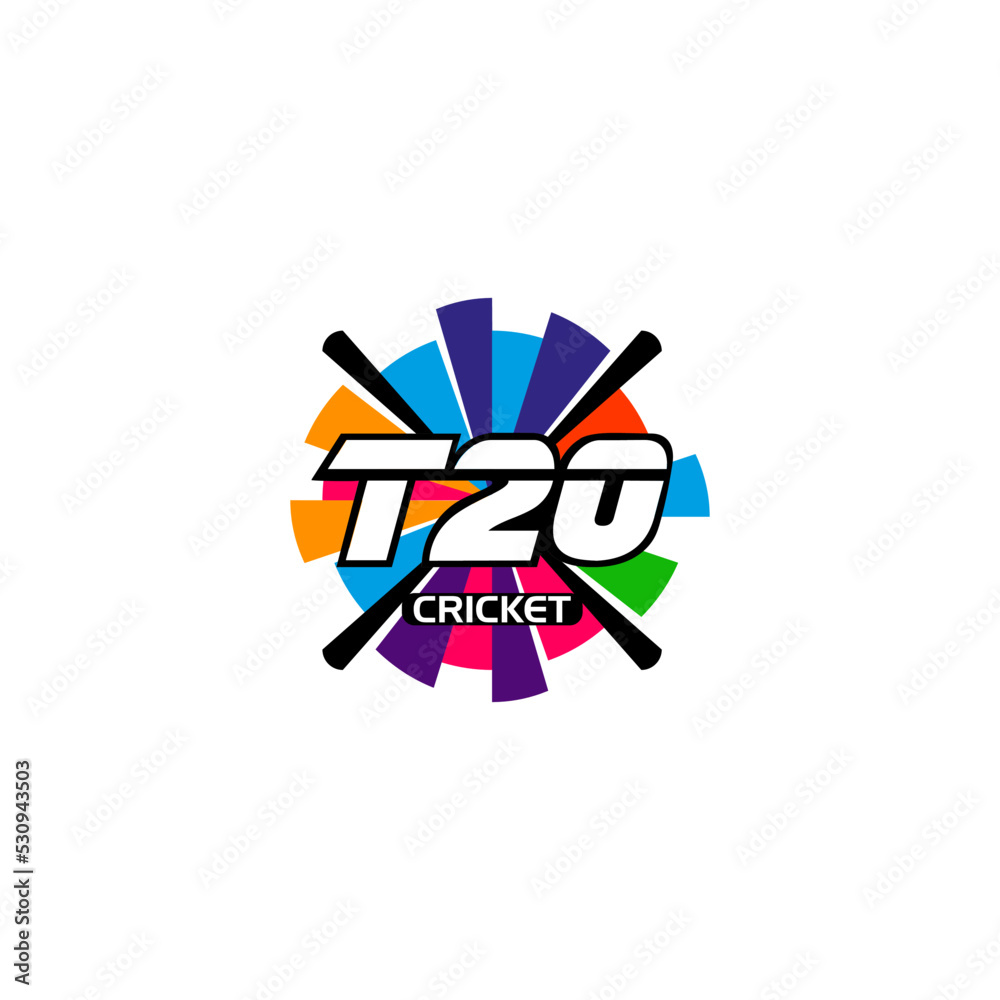 abstract cricket world cup and premier league logo or poster design ...