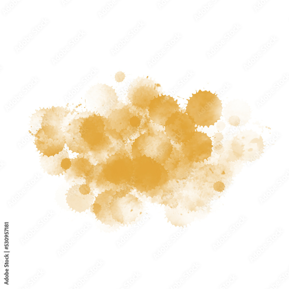 Gold Splatter Paint Splash Stock Illustration | Adobe Stock