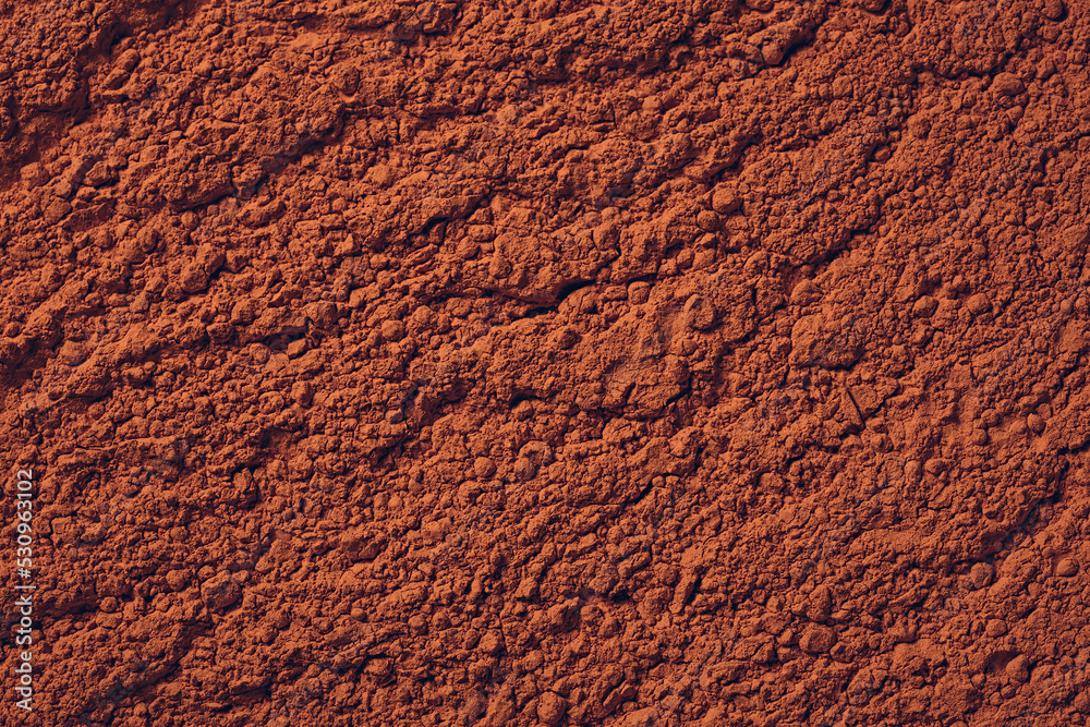 Terra cotta powder or overdried soil-like texture background - drought ...