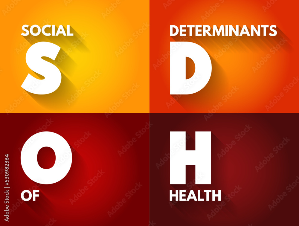 SDOH Social Determinants Of Health - economic and social conditions ...