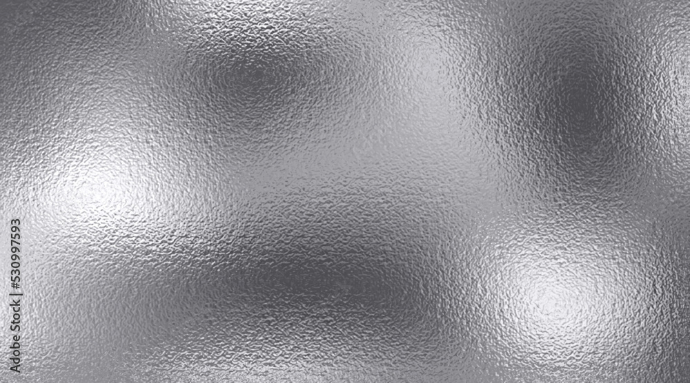 Silver metal effect foil. Silver texture. Gradient background. Metal ...