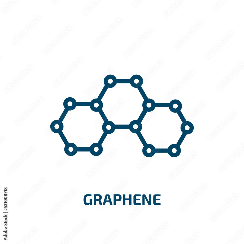 graphene icon from artificial intellegence and future technology ...