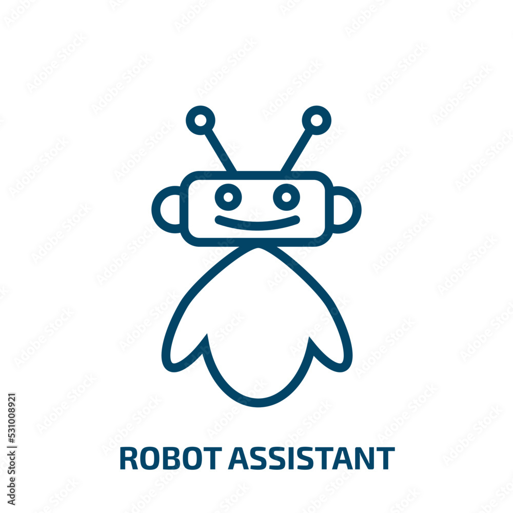 robot assistant icon from artificial intellegence and future technology ...