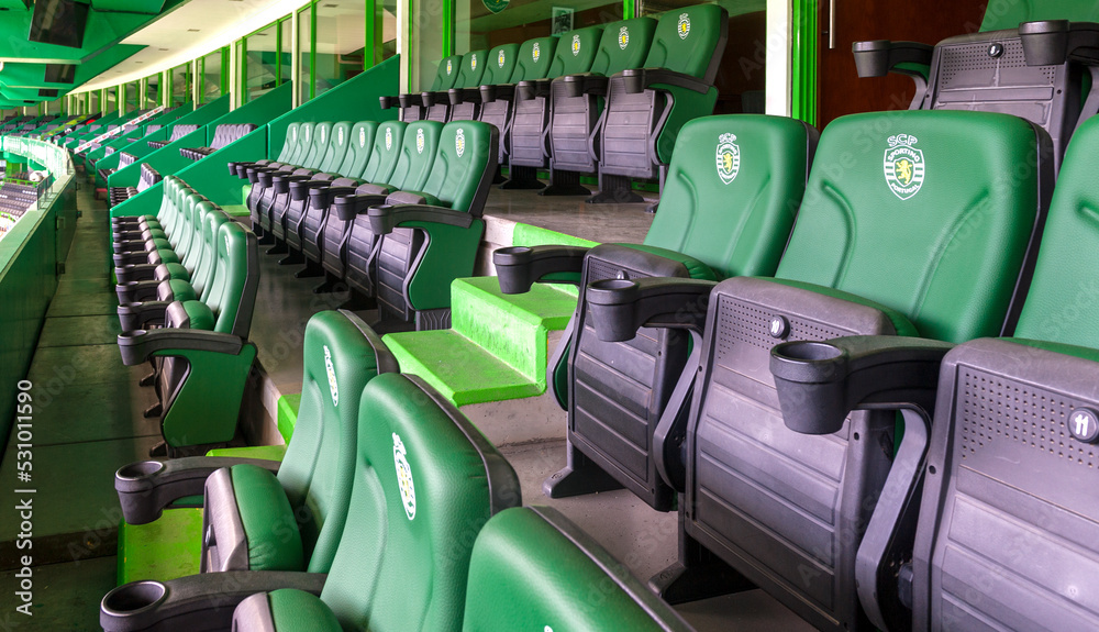VIP tribune at Jose Alvalade stadium - the official arena of FC ...