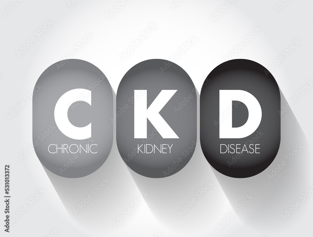 CKD Chronic Kidney Disease - gradual loss of kidney function over a ...