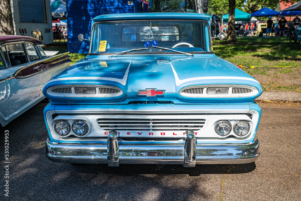 1960 Chevrolet Apache 10 Stepside Pickup Truck Stock Photo | Adobe Stock