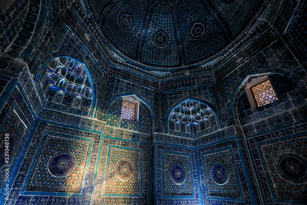 Mosaic Details of the Shah-i-Zinda Ensemble Mediaeval Oriental ...