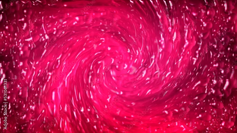 Abstract red frosted glass motion with splash rain drops. Red Poison ...