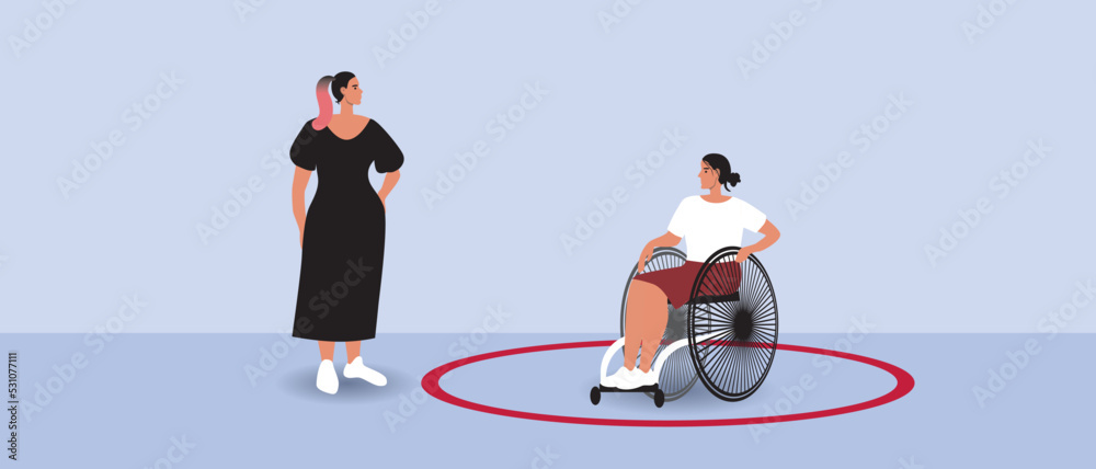 Circle line as personal boundaries in communication with disabled ...