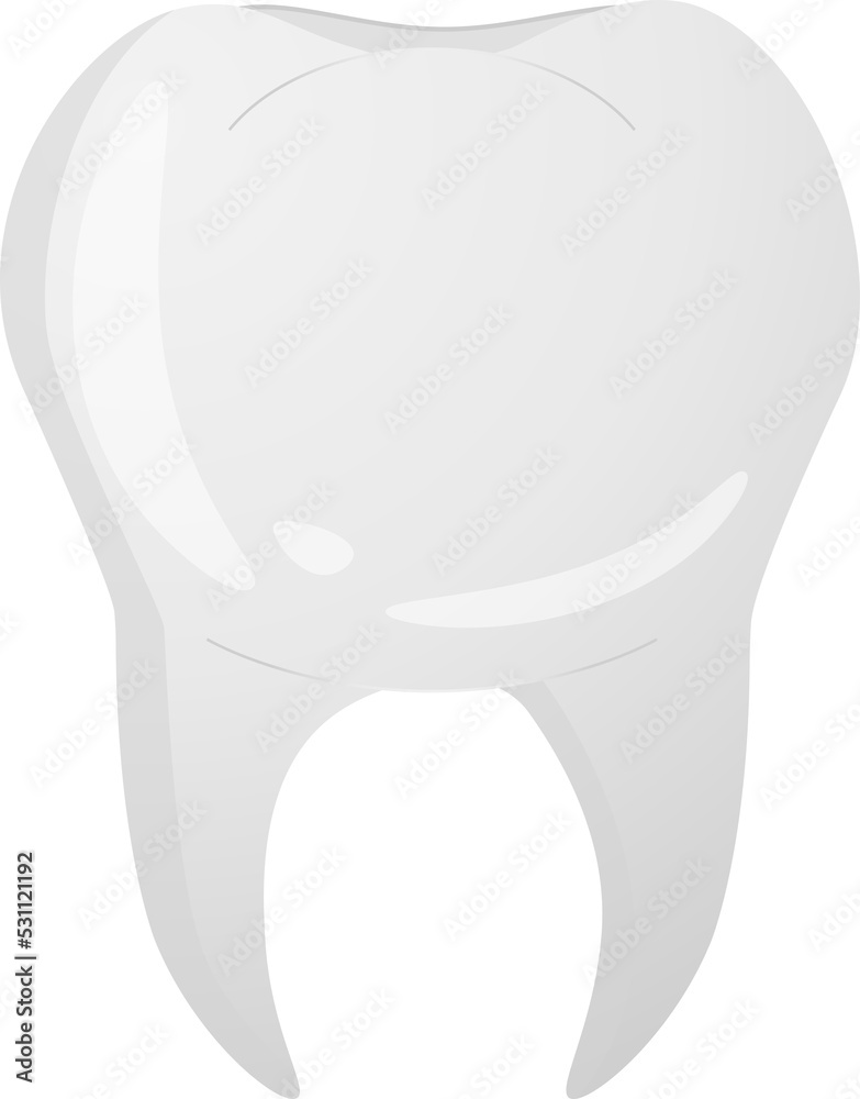 Tooth in realistic style PNG. Teeth Dentist icon. Colorful vector ...