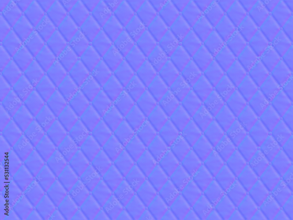 seam with a button in the form of a diamond normal map abstraction 3d-rendering Stock ...