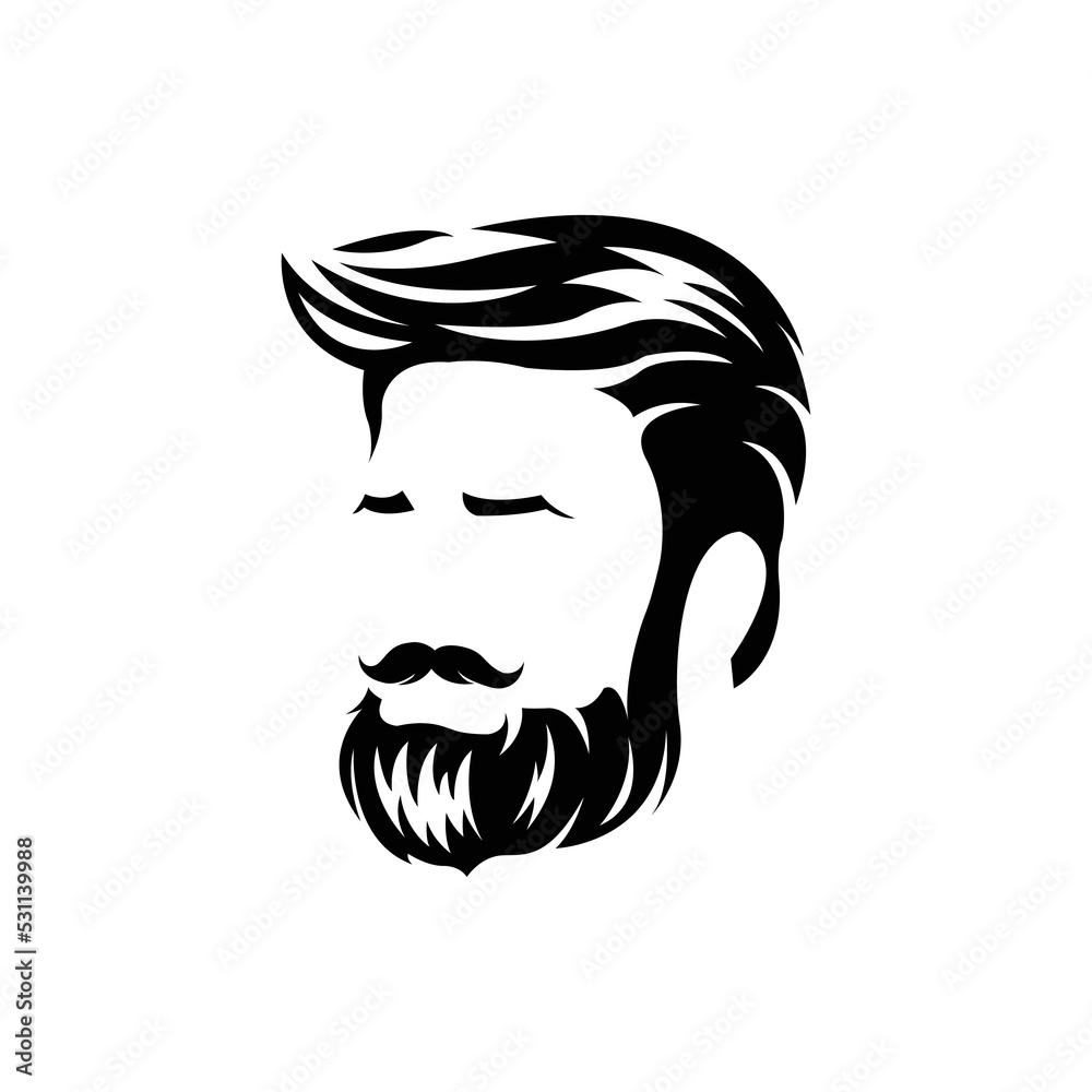 Man face logo. Stock Vector | Adobe Stock