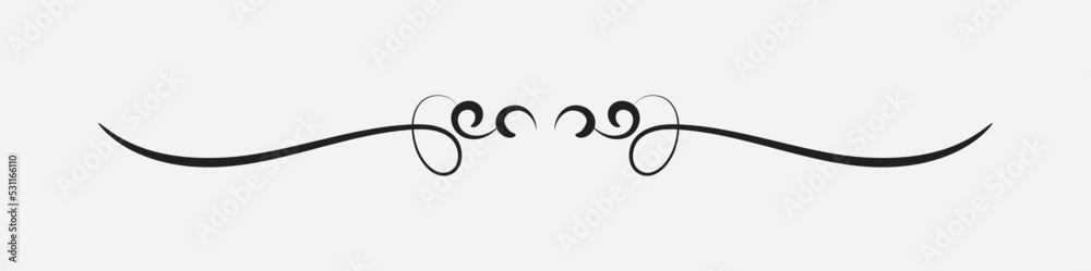 text delimiter for your projects. text divider. vintage border. Vector ...