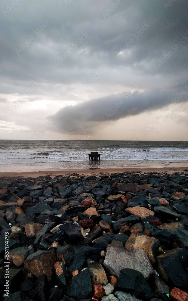 Digha sea beach in india. beautiful sea beach view. Beautiful view of ...