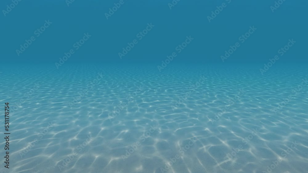 High quality Looping animation of ocean waves from underwater with ...