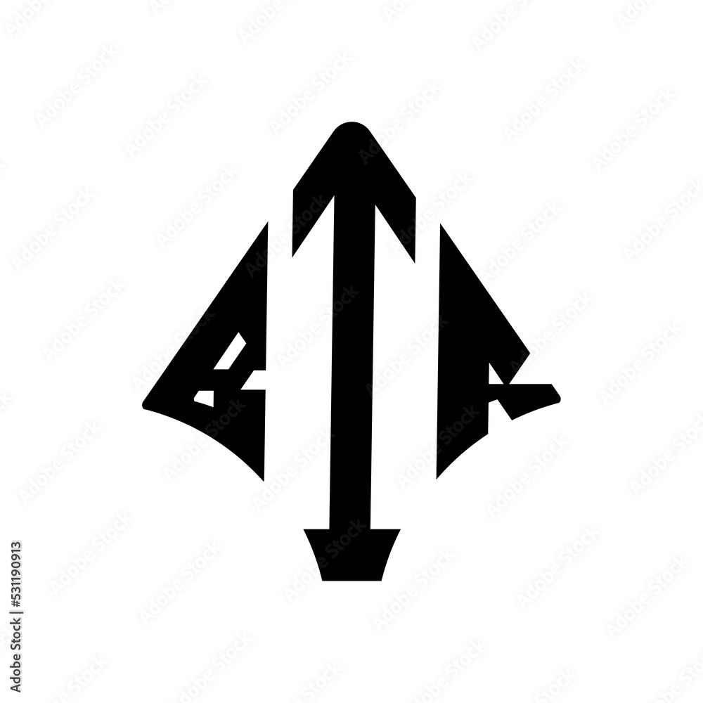 BIR letter logo design. BIR modern letter logo with black background ...