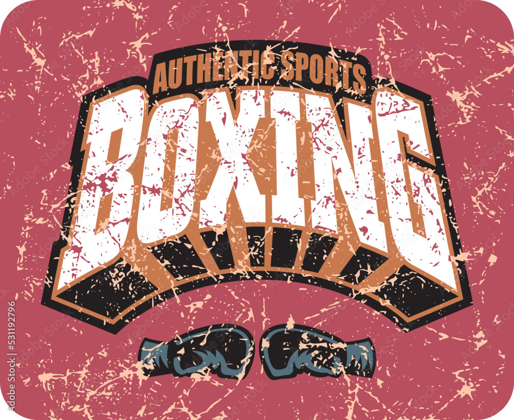 Hand drawn of Boxing World Champion Labels and Icons Stock Vector ...