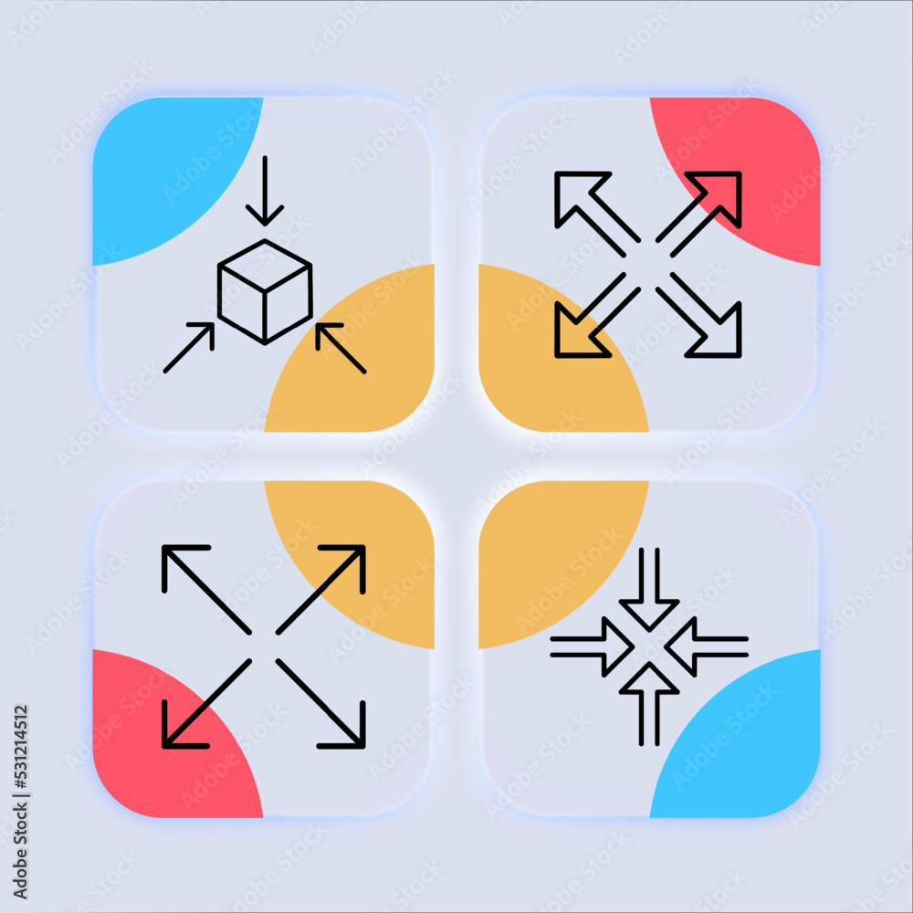 Arrow set icon. 3d modeling, rotate an object, 360 degrees, Application ...