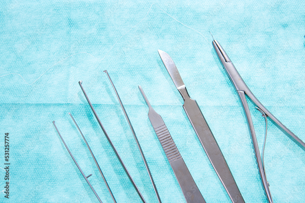 surgical instruments in a operation room Stock Photo | Adobe Stock