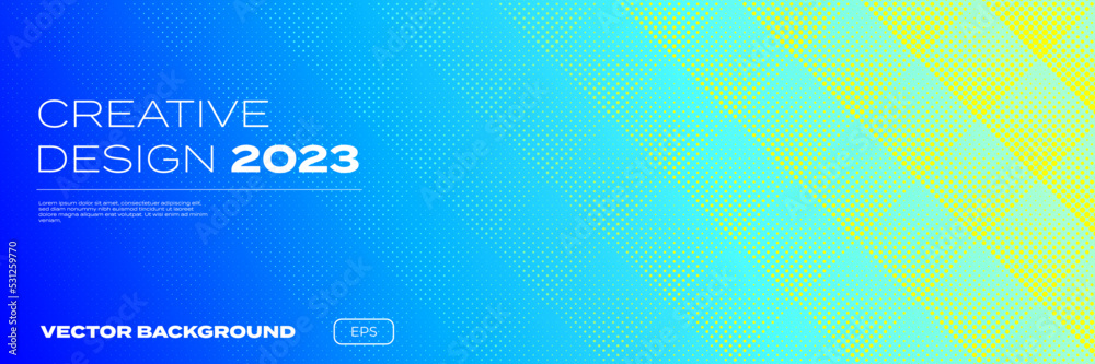 Color gradient background, halftone pattern, vector abstract trendy ...