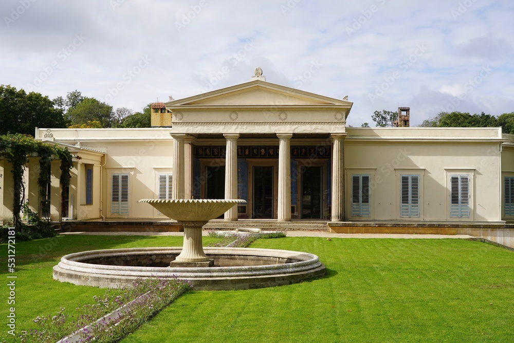 Schloss Charlottenhof, Sommerresidenz des späteren Königs Friedrich ...