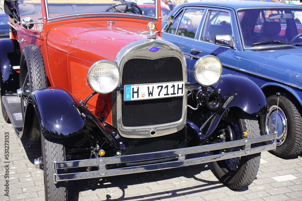 Garbsen, Germany, September 04, 2022. The Ford Model A was the ...
