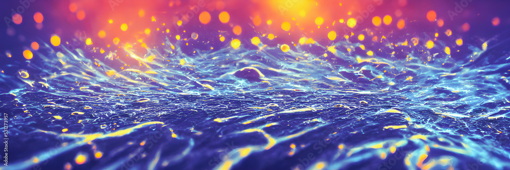 Blue water background. Texture of water. Splash. Banner size Stock ...