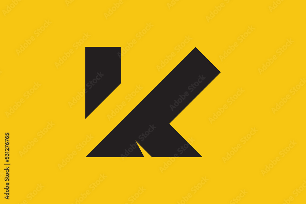 Minimal TK logo. Icon of a KT letter on a luxury background. Logo idea ...