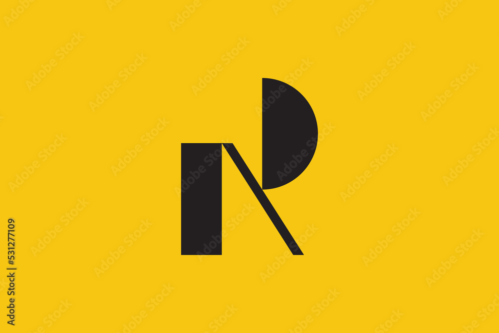 Minimal R logo. Icon of a R letter on a luxury background. Logo idea ...