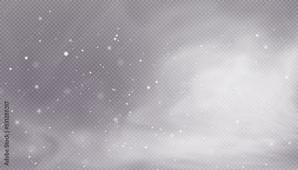 Snow blizzard texture, christmas winter background. Snowflakes flying ...