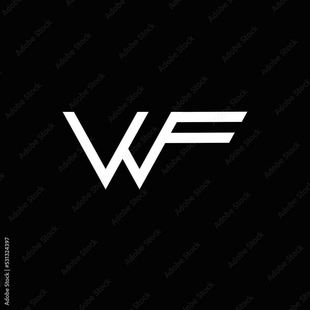 WF WF Logo Design, Creative Minimal Letter WF WF Monogram Stock Vector ... WF WF Logo Design, Creative Minimal Letter WF WF Monogram Stock Vector ...