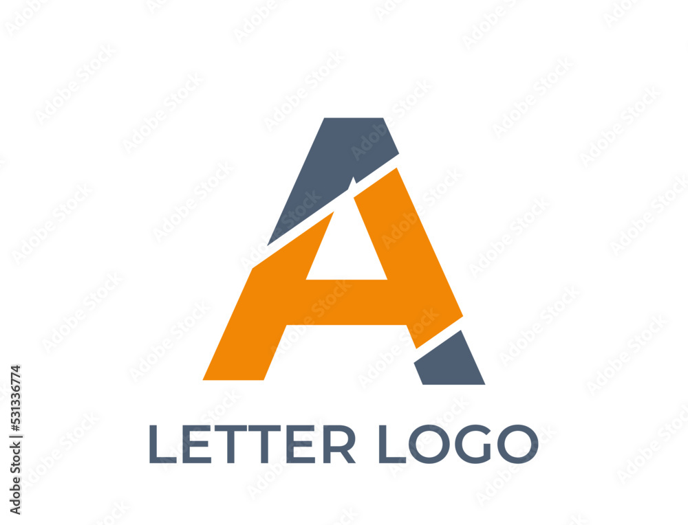 letter A logo. company logo design. vector image Stock Vector | Adobe Stock