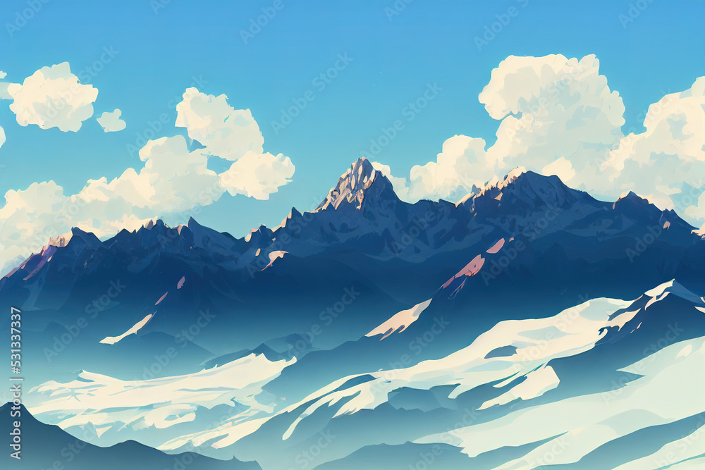 Extra wide panorama of High Tatra mountains during April with snowy ...